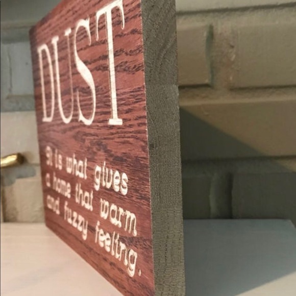 Wall Decor | Funny Dust Sign | Poshmark